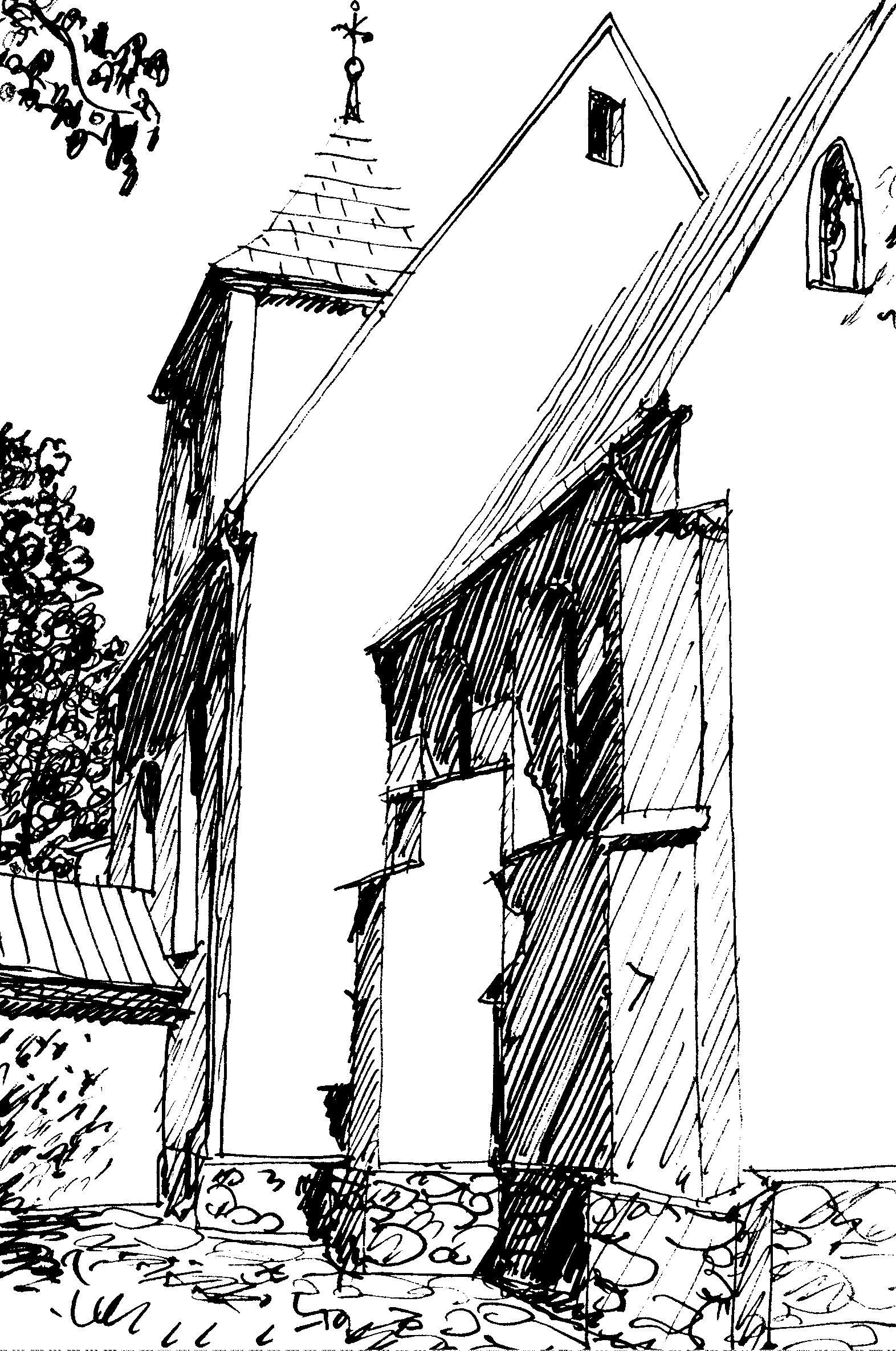 BB 03 Chybice Kościół od południowego-wschodu | Dawne Kieleckie